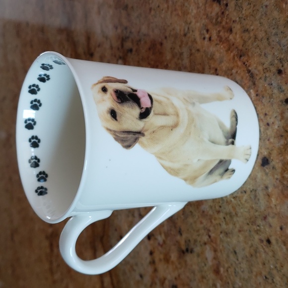 pets | Dining | Labrador Dog Mug Paw Prints By Pets Tall Slender With ...